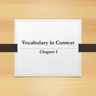 Vocabulary in Context | PDF | Technology & Computing