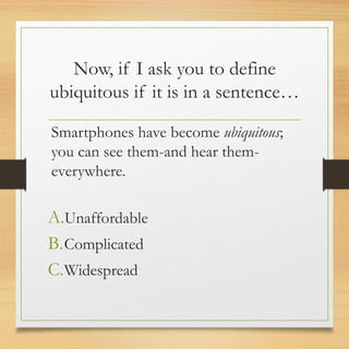 Vocabulary in Context | PDF | Technology & Computing