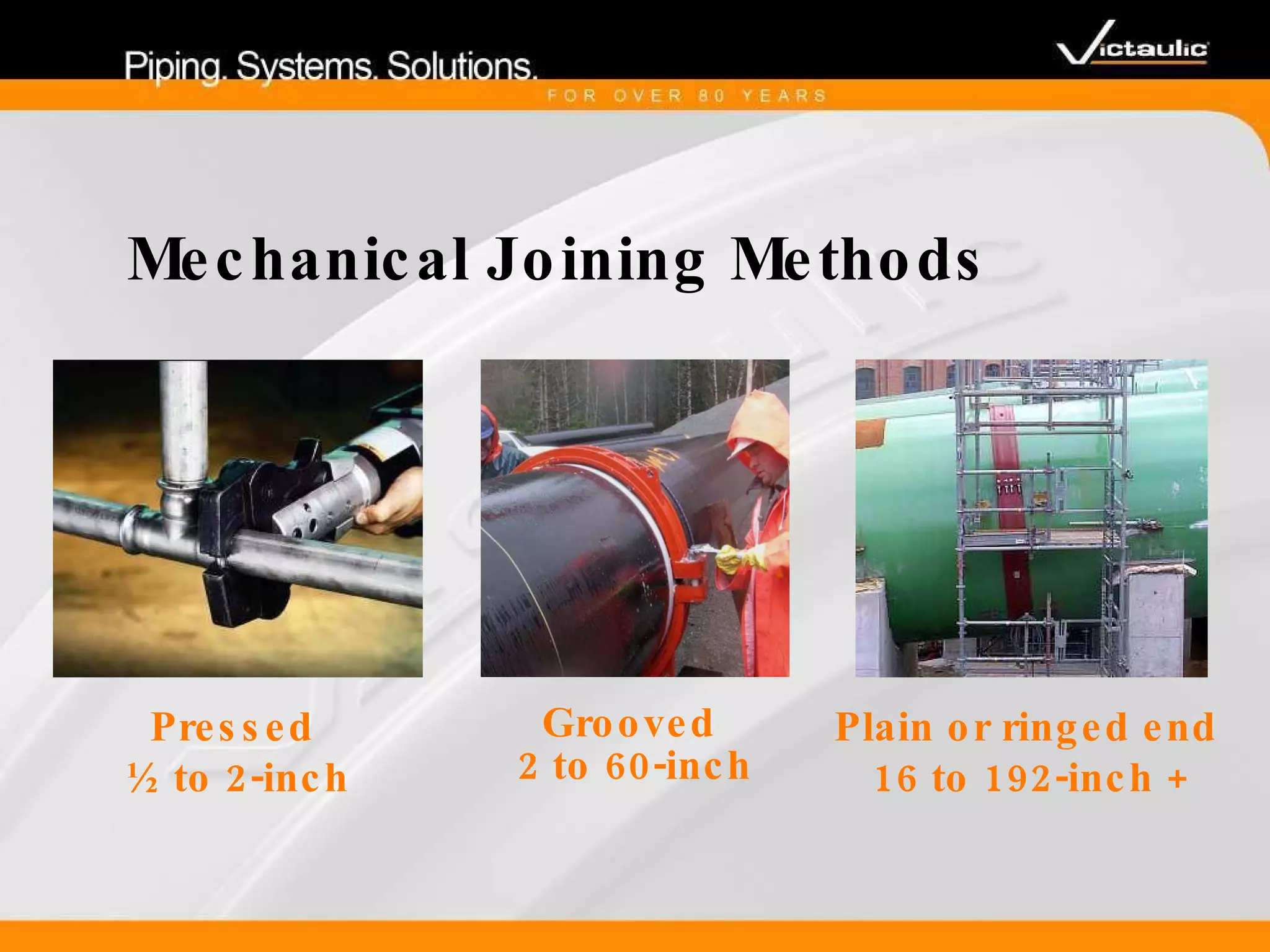 Victaulic Grooved Piping Implications For Workforce Management | PPT