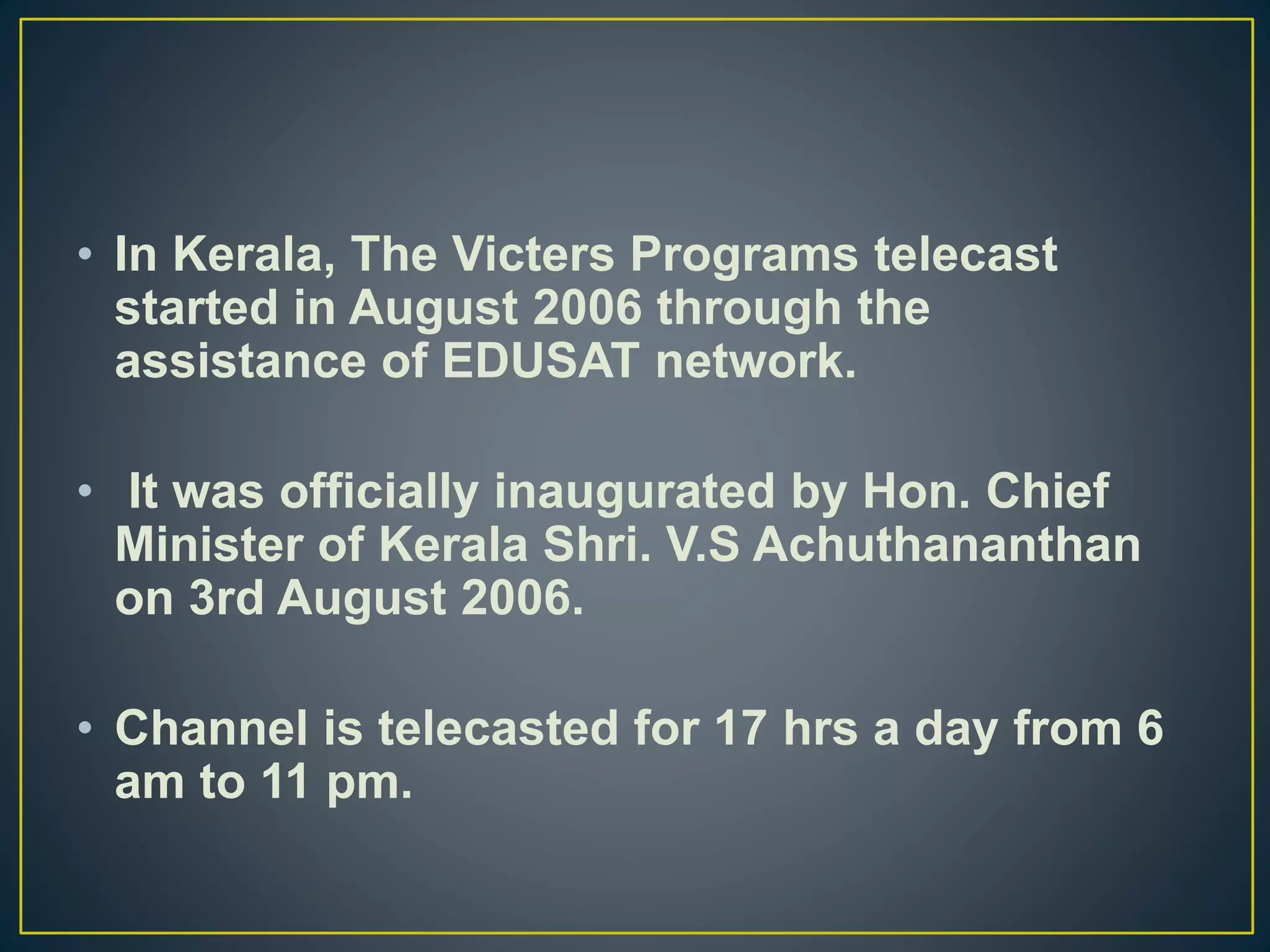 Victers channel,ppt rinku | PPTX