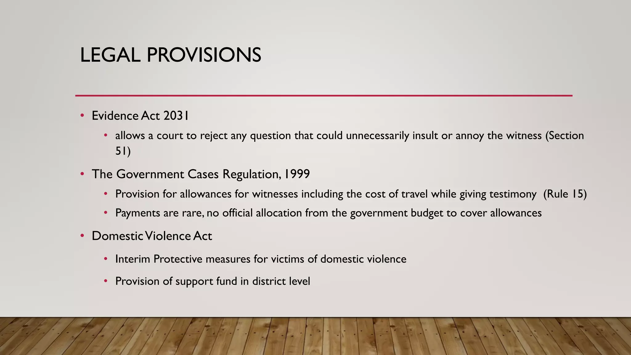 Victim and witness protection in transitional justice processes | PDF