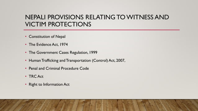 Victim and witness protection in transitional justice processes | PDF