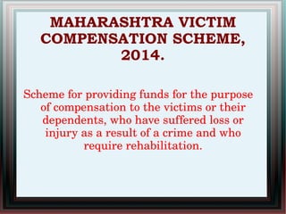 Victim compensation fund | PPT
