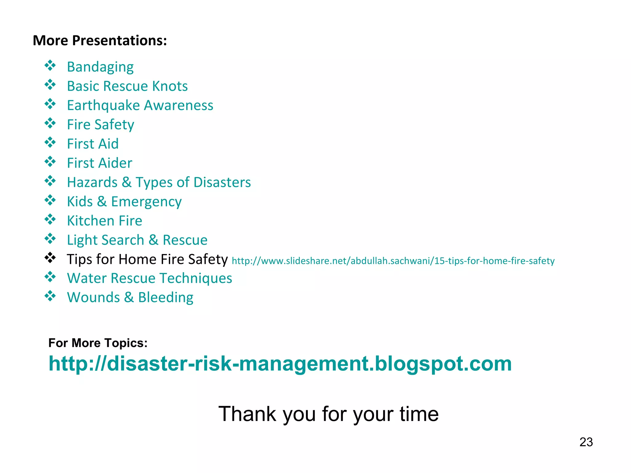 Victim Evacuation Techniques | PPT