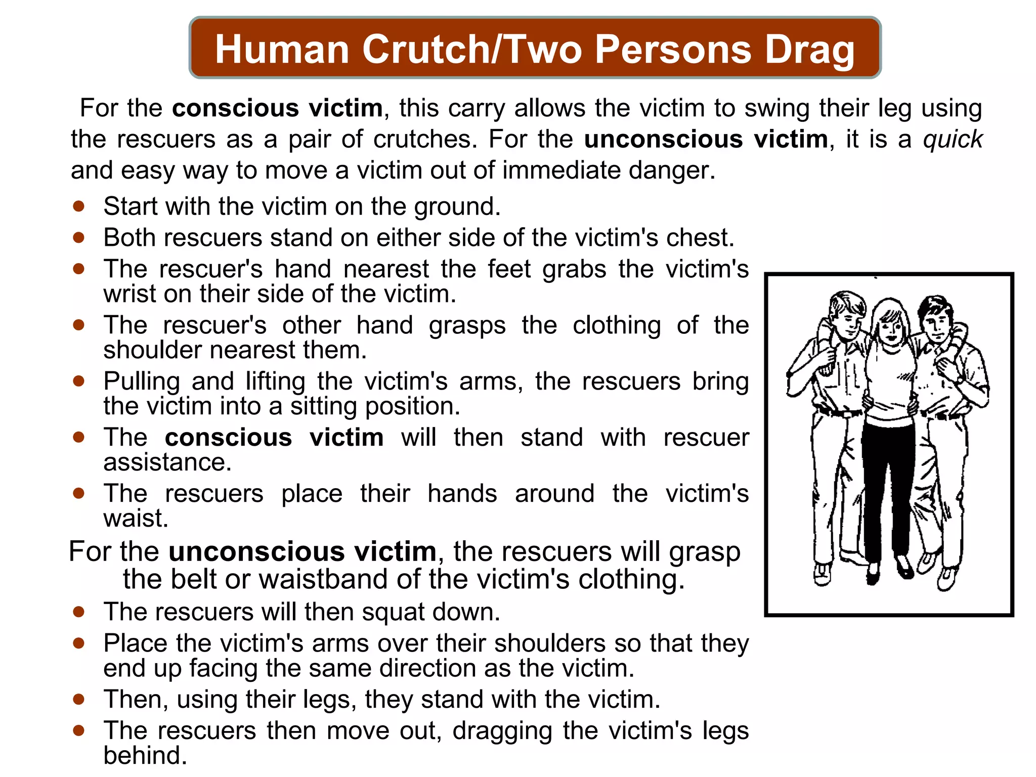 Victim Evacuation Techniques | PPT