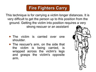 Victim Evacuation Techniques | PPT
