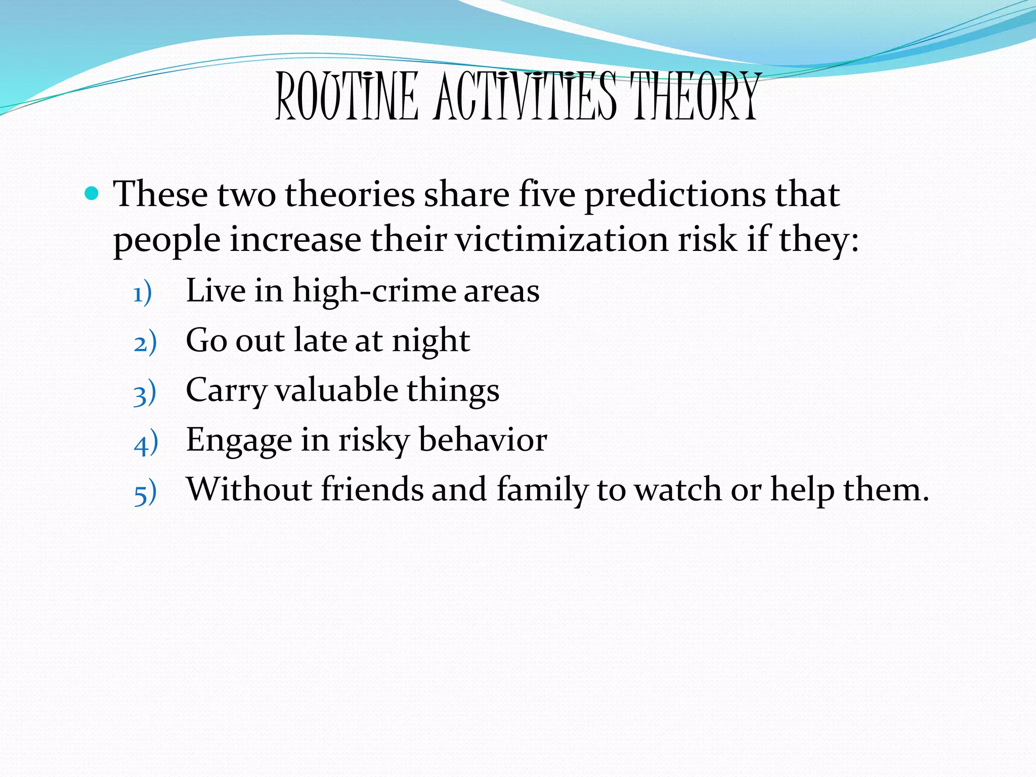 Victimization - Criminology | PPTX