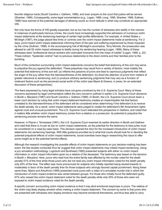 Victim Impact Statement 2004 | PDF