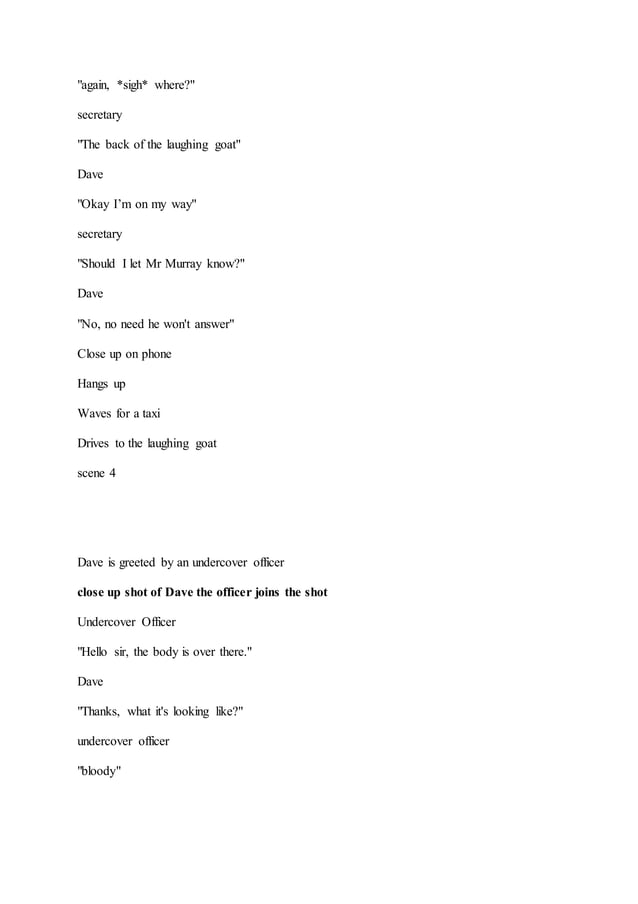 Victim of circumstances script | PDF