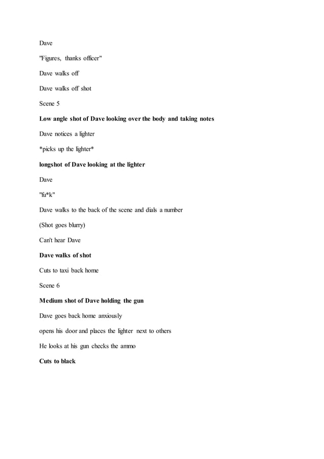 Victim of circumstances script | PDF