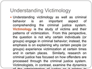 Victimology | PPTX