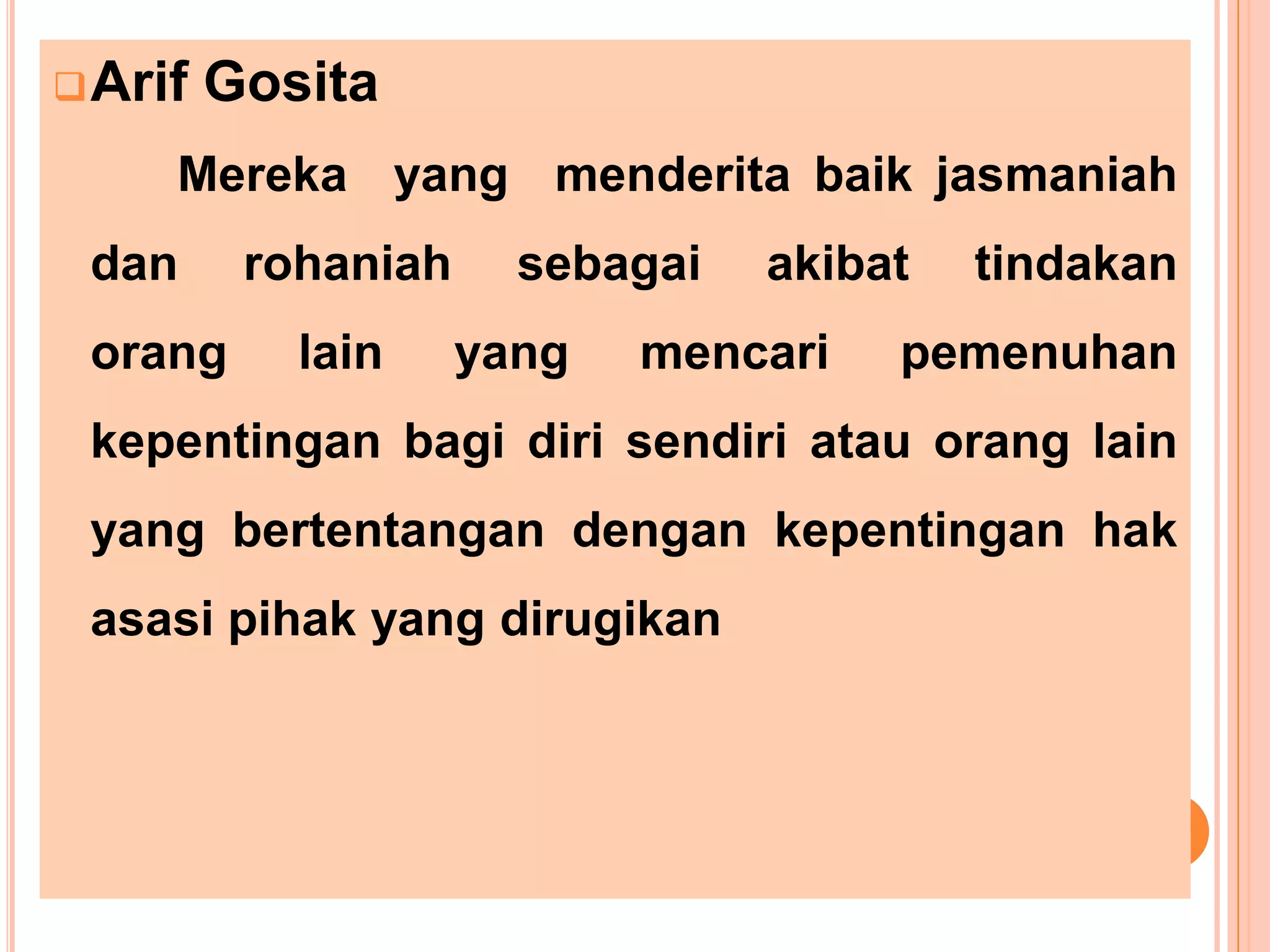 Materi Viktimologi by Ibu Rani | PPTX