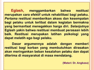 Materi Viktimologi by Ibu Rani | PPTX