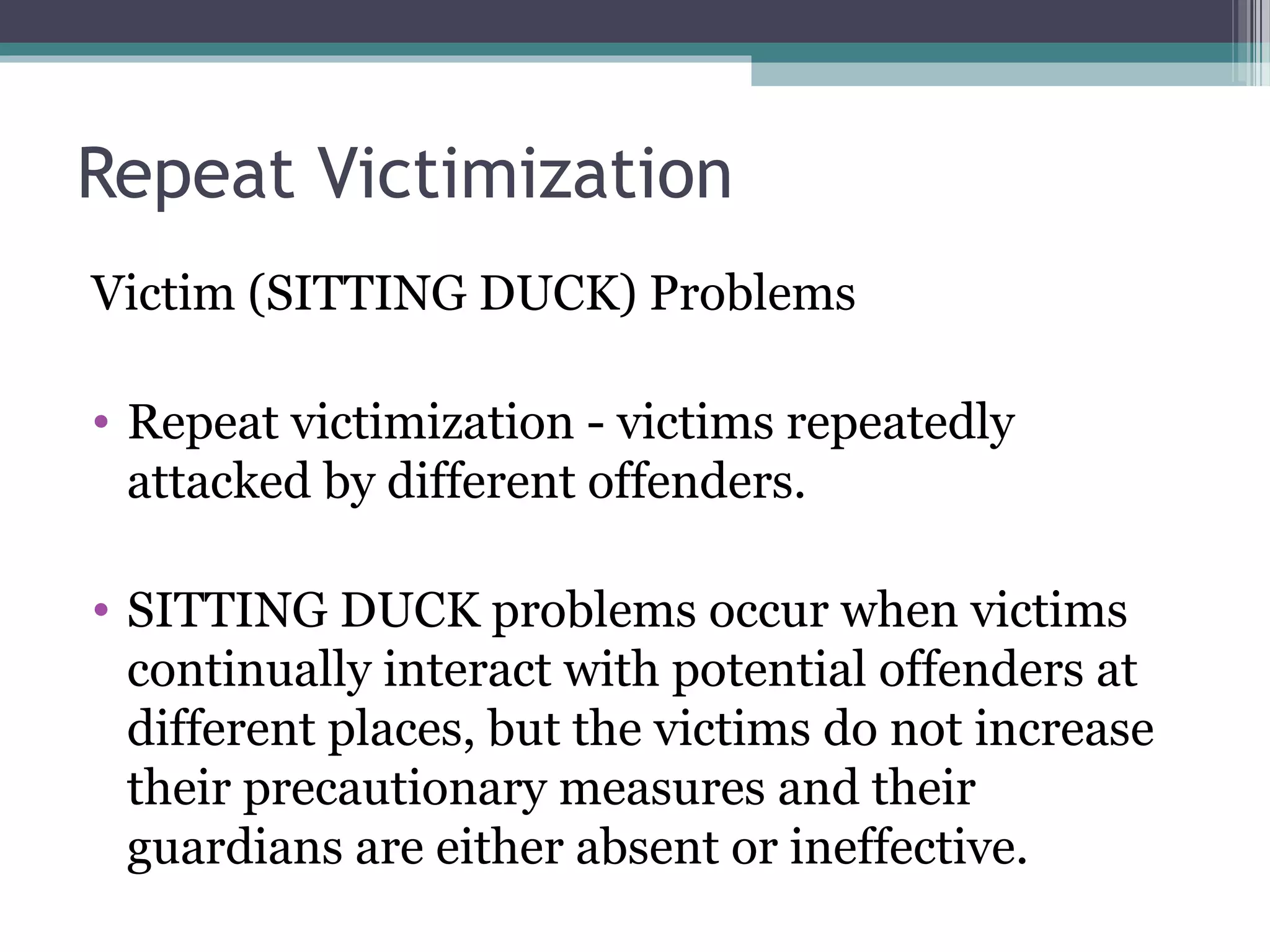 Victims and offenders | PPT