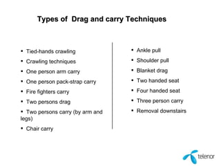 victims evacuation | PPT