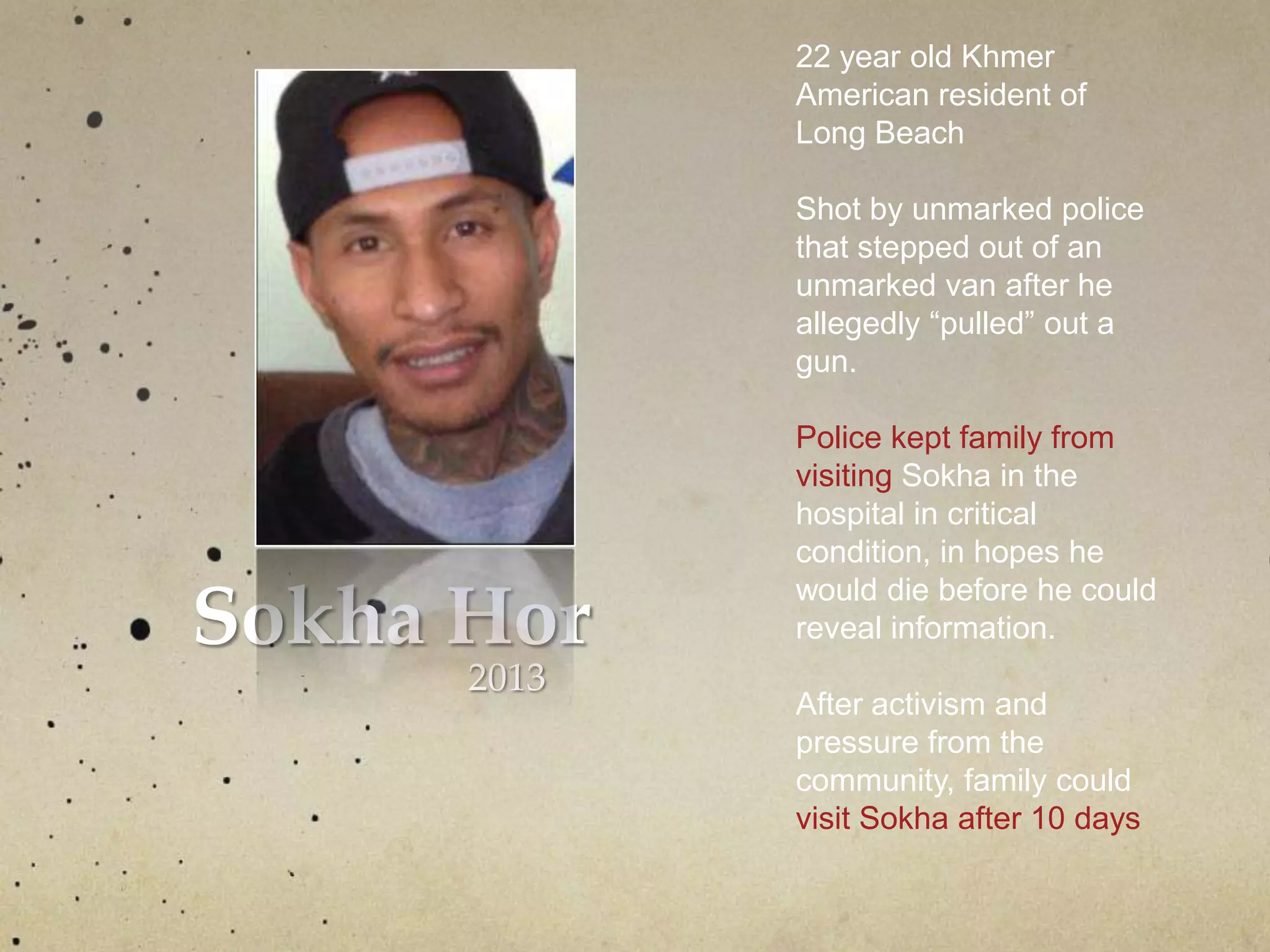 Victims of police brutality | PPTX