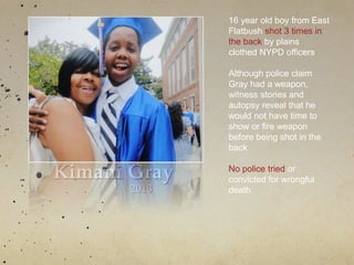 Victims of police brutality | PPTX