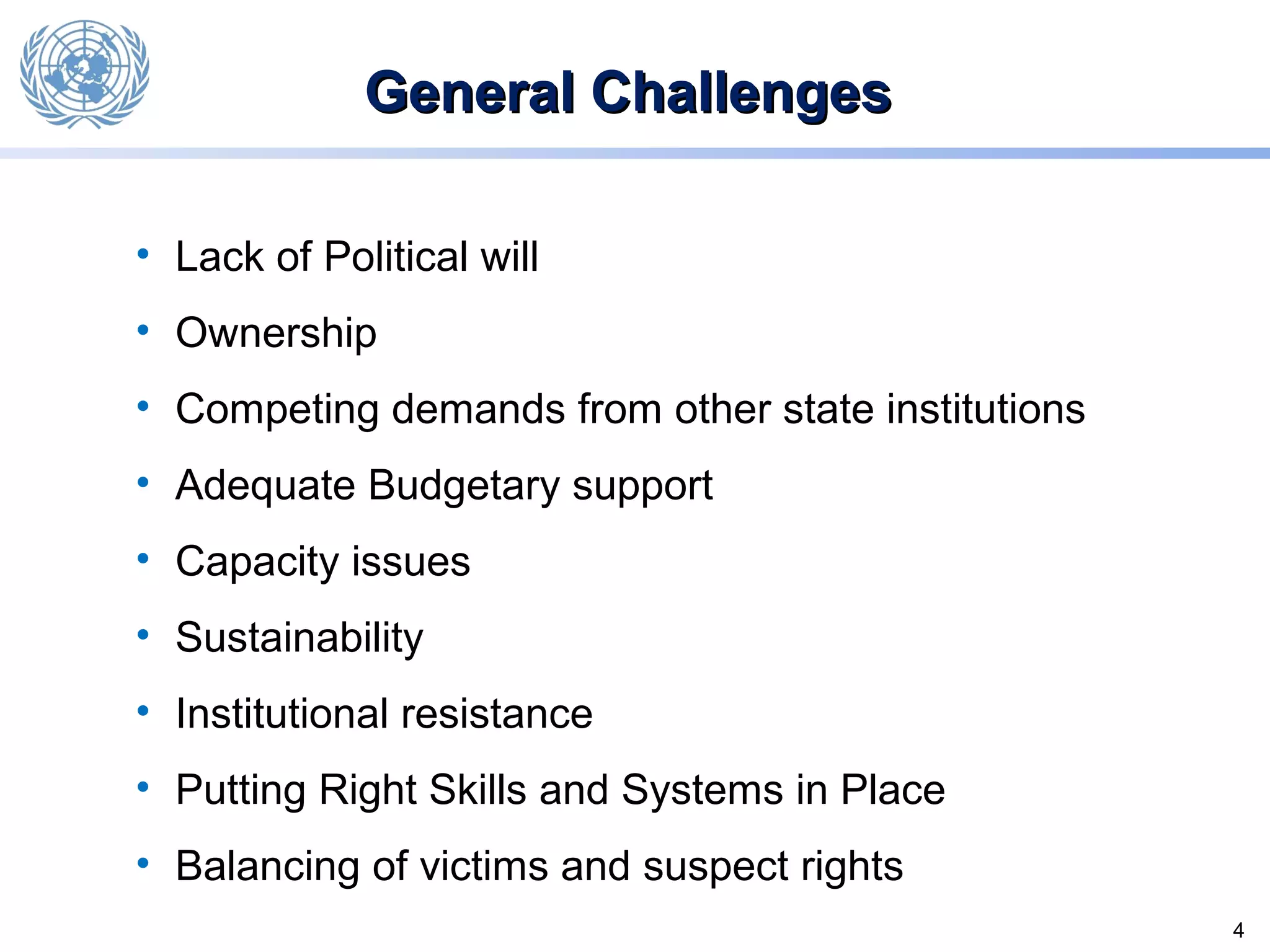 Challenges in Implimentation of Victims' Rights | PPT