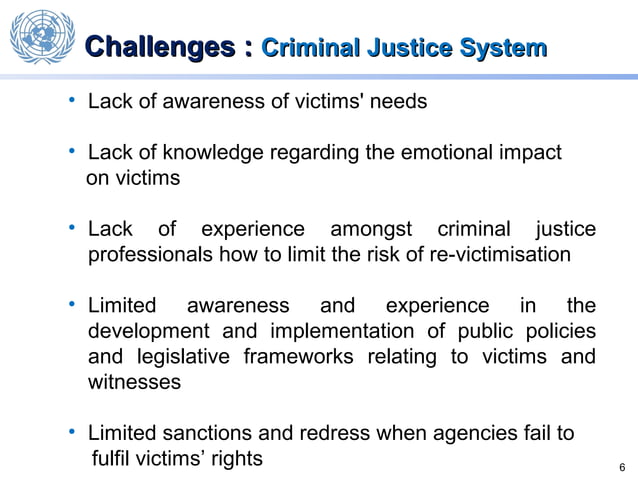 Challenges in Implimentation of Victims' Rights | PPT