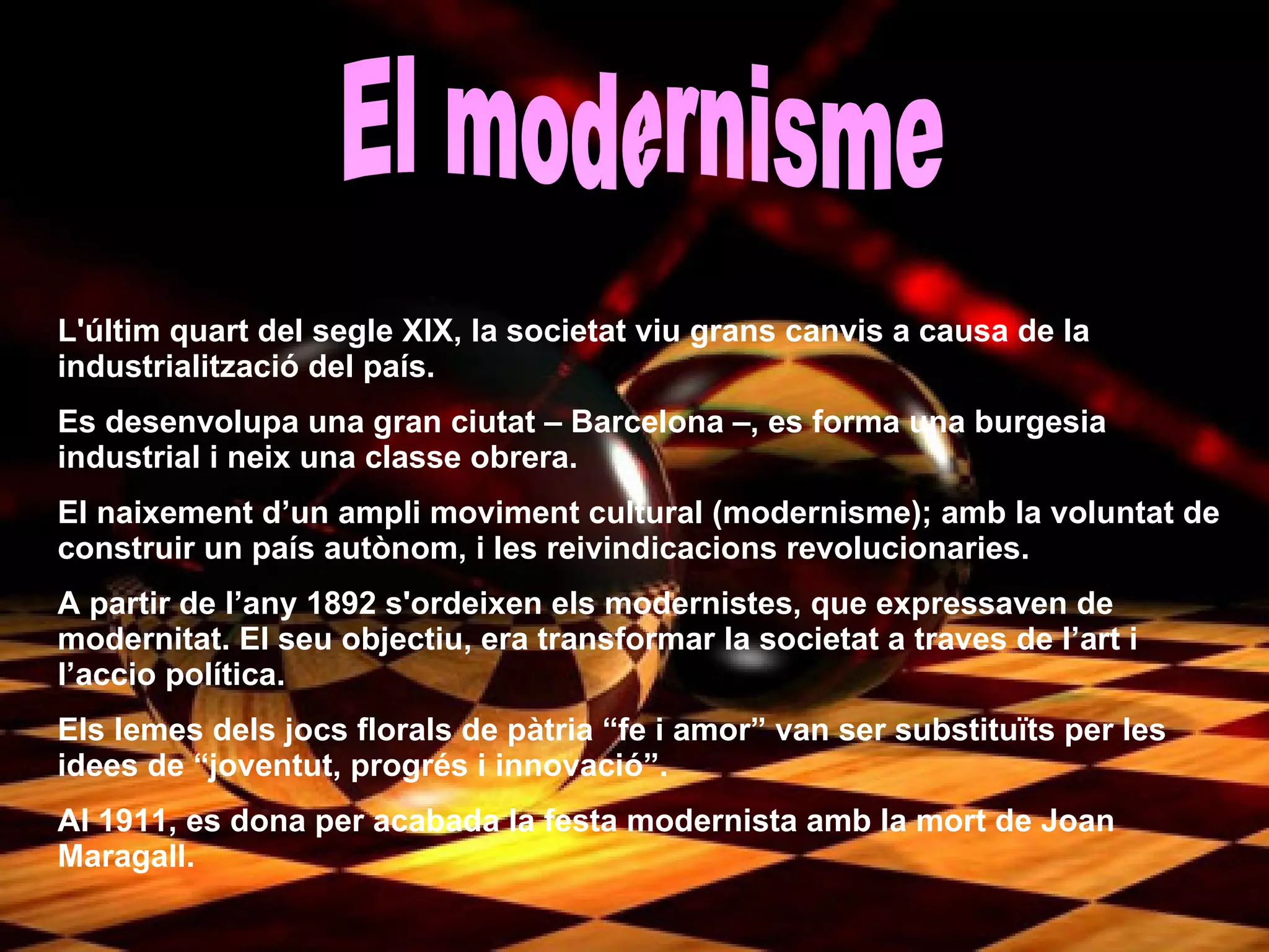 modernisme | PPT