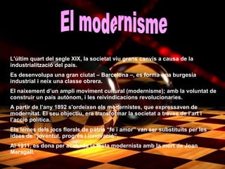 modernisme | PPT