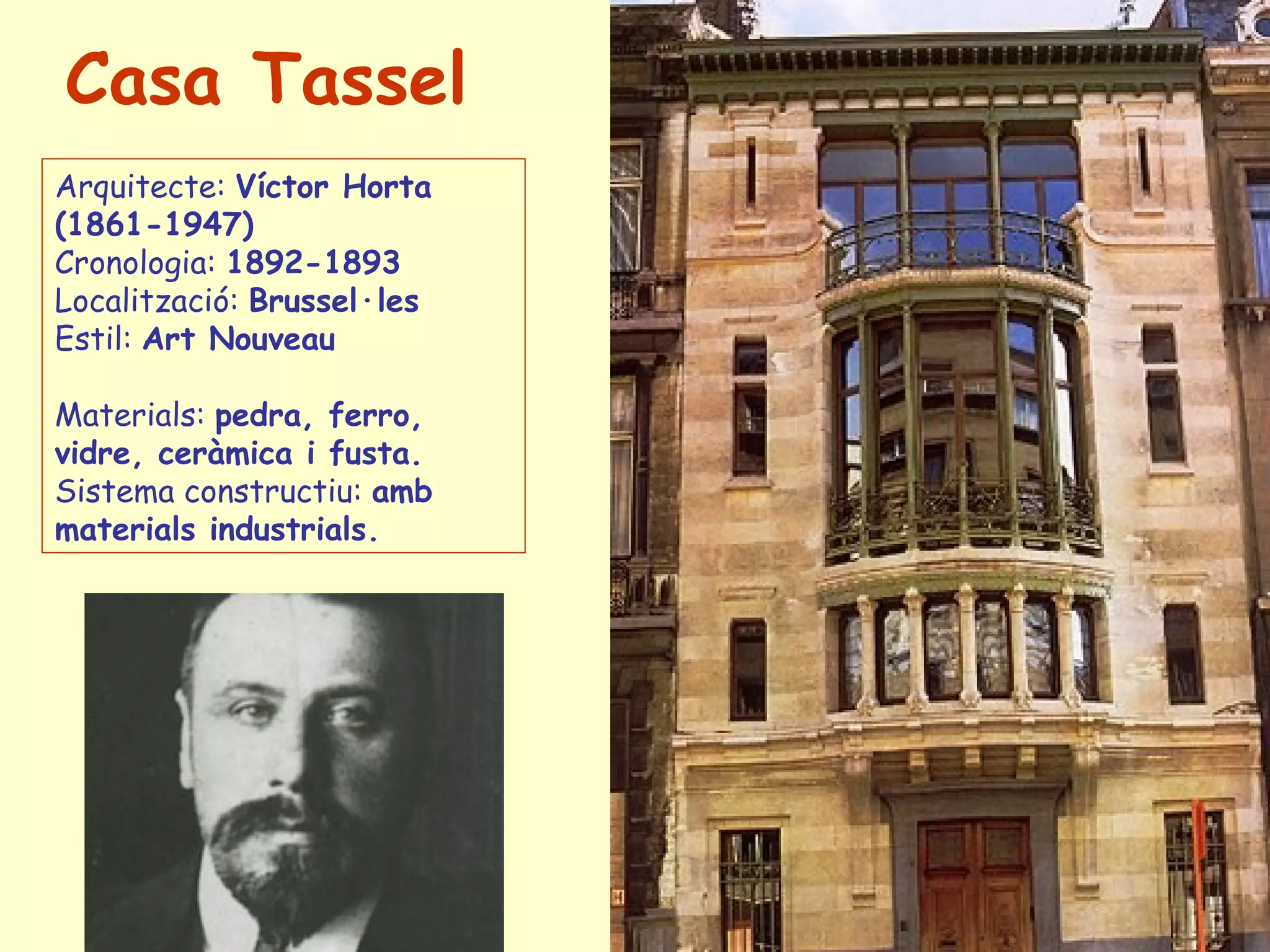 Victor Horta: Casa Tassel | PPT