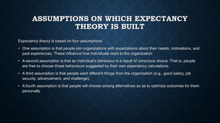 Victor h vroom theory of expectancy | PPTX