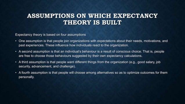 Victor h vroom theory of expectancy | PPTX