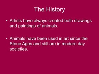 Timeline of Animals in art | PPTX