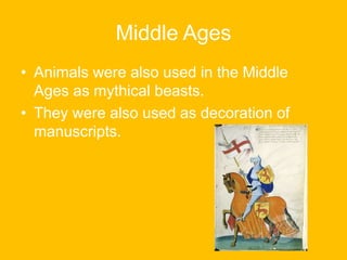 Timeline of Animals in art | PPTX