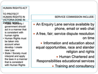 Victorian Equal Opportunity & Human Rights Commission | PPT