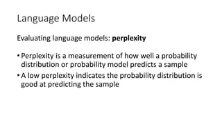 [2019] Class-based N-gram Models of Natural Language | PPT