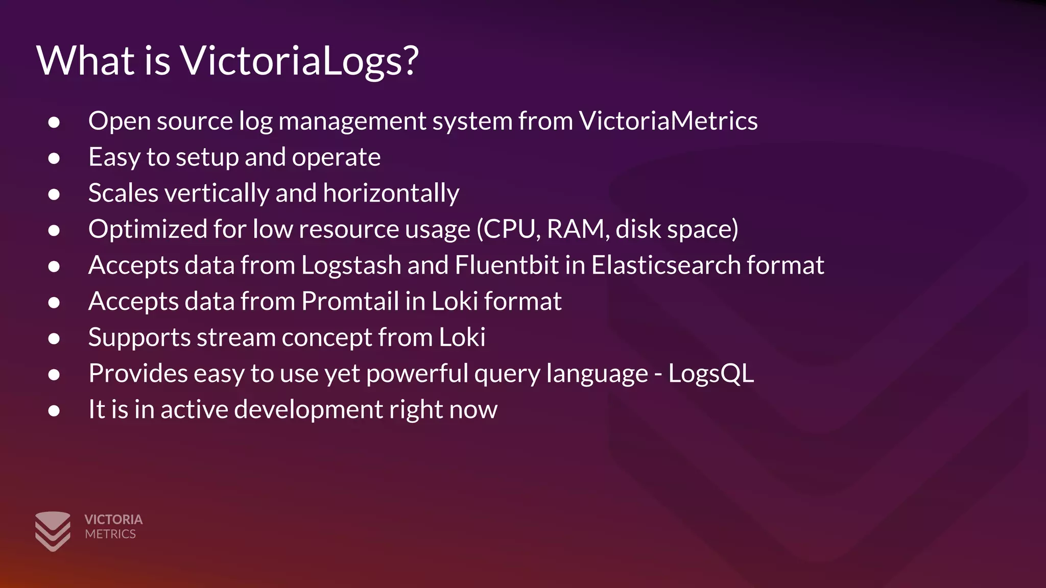 VictoriaLogs: Open Source Log Management System - Preview | PDF | Databases | Computer Software ...