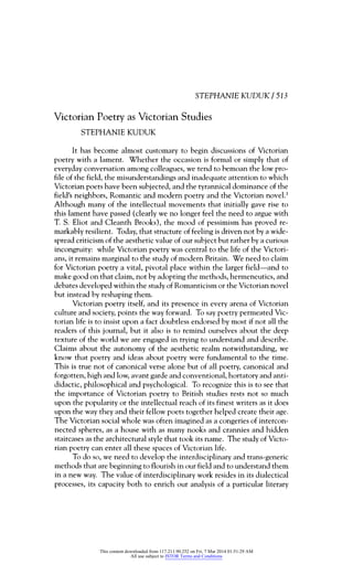 Victorian | PDF