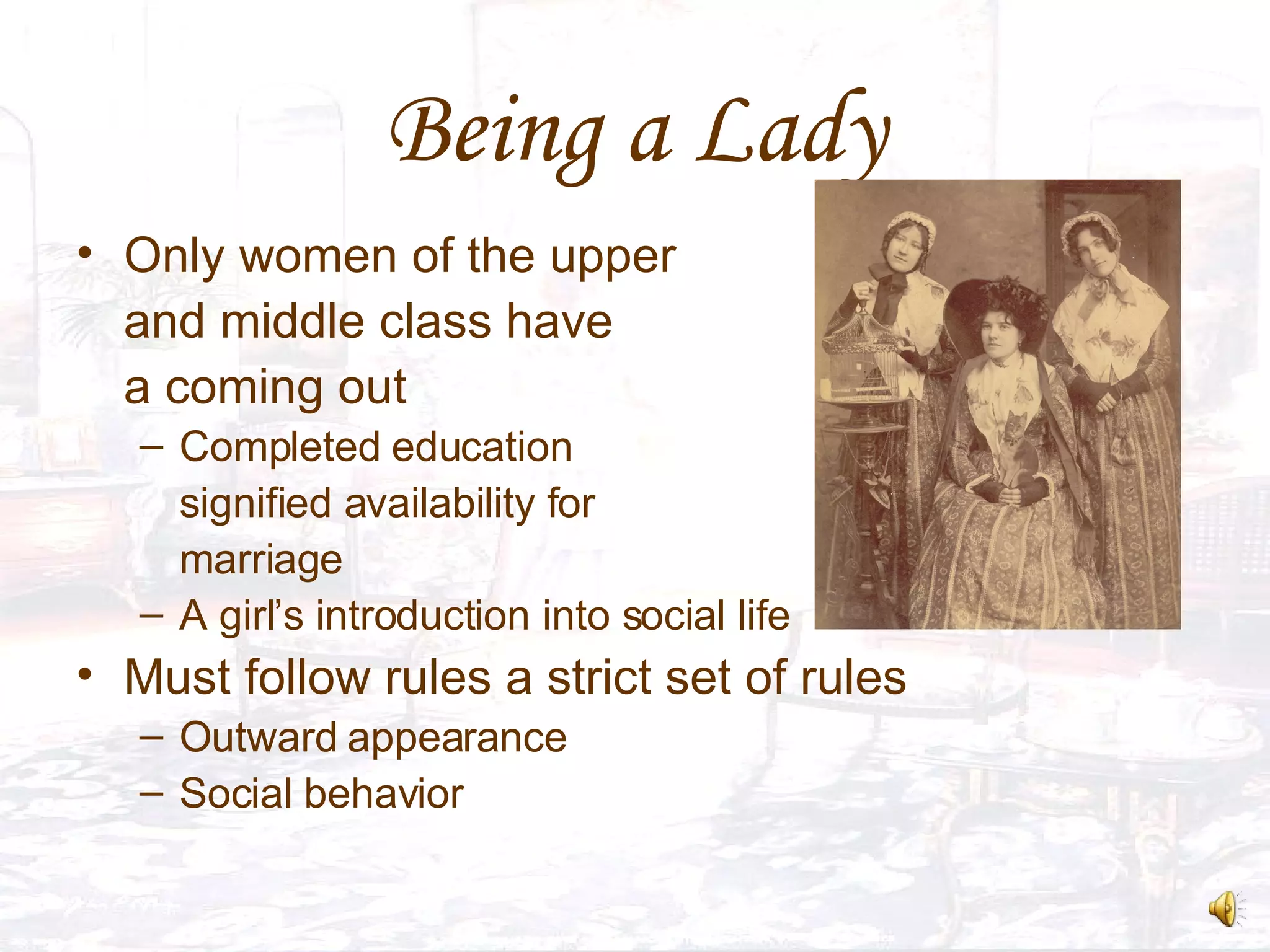 Victorian Era Social Structure | PPT