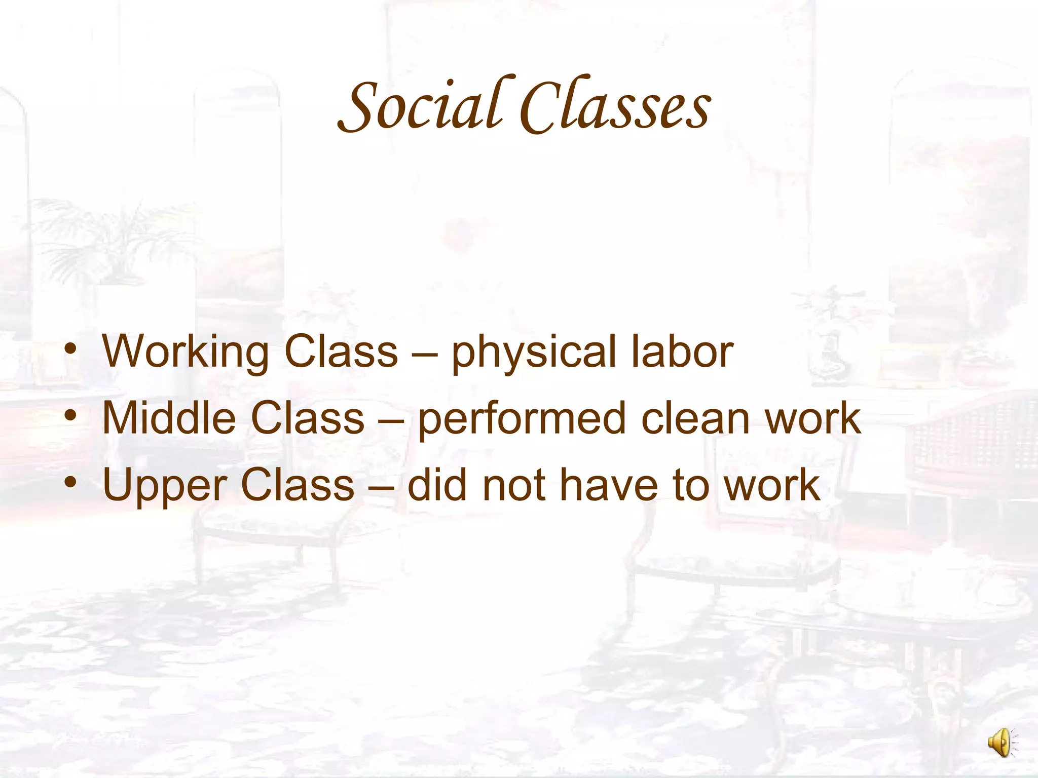 Victorian Era Social Structure | PPT