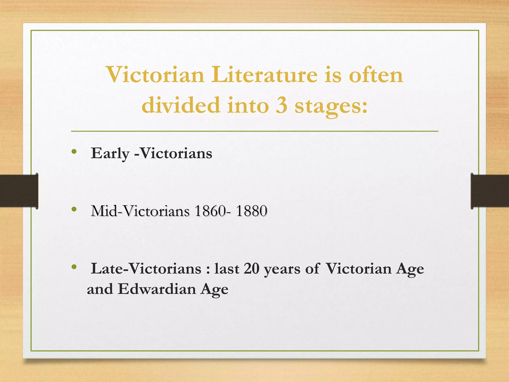 Victorian age | PPT
