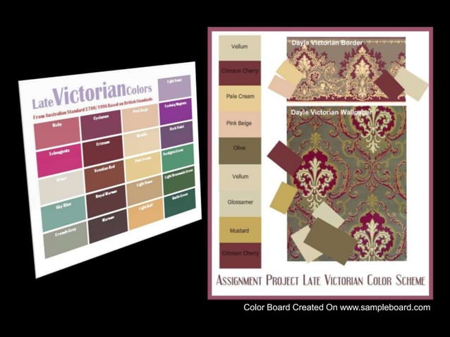 Victorian colors schemes | PPTX | Interior Decorating | Home & Garden