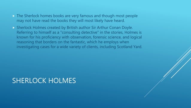 Victorian detective fiction | PPT
