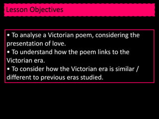 Victorian era | PPTX | Poetry | Books and Literature