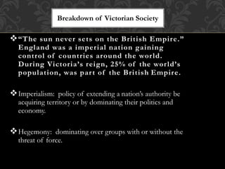 Victorian Era Background Notes.pptx | Marriage and Civil Unions ...