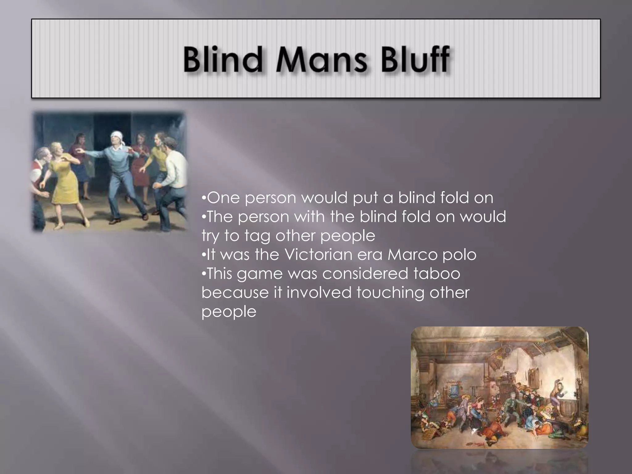 Victorian era games | PPTX