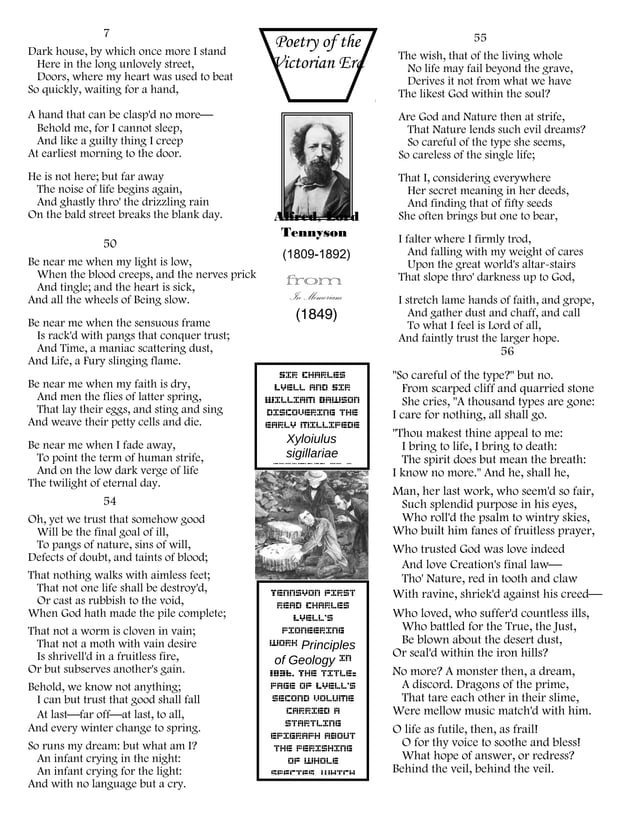 Victorian Era Poetry handout | PDF