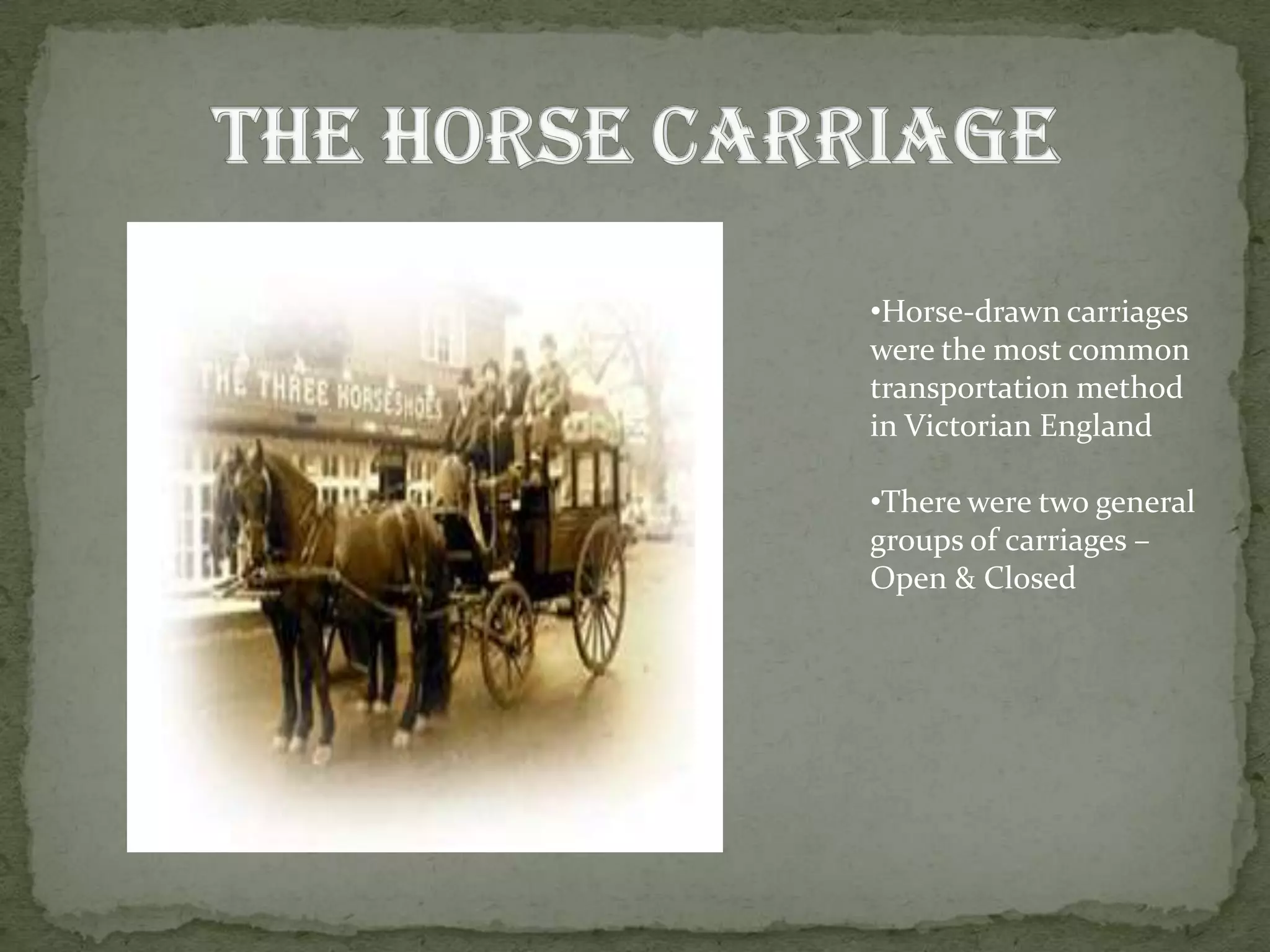 Victorian era transportation | PPTX