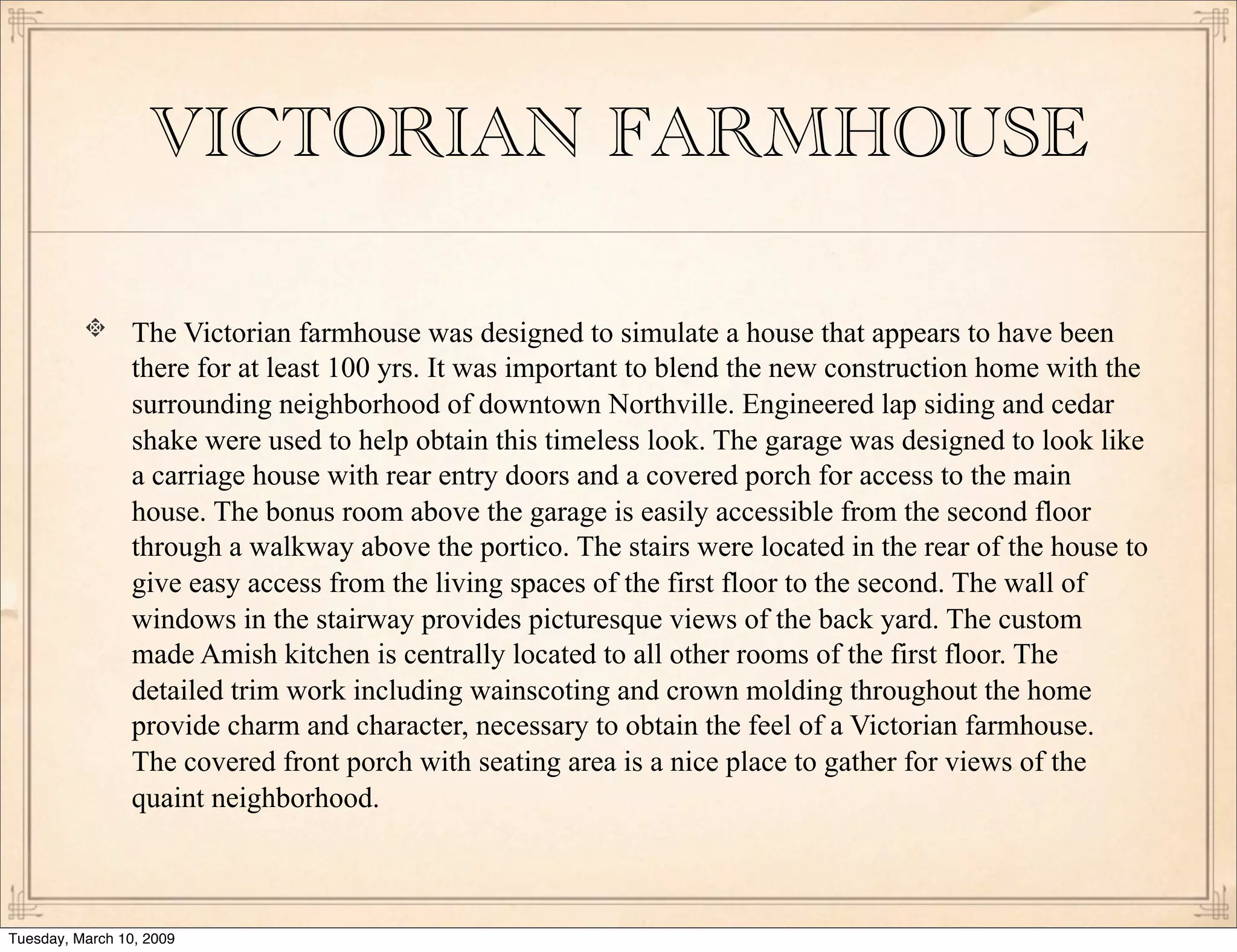 Victorian Farmhouse | KEY