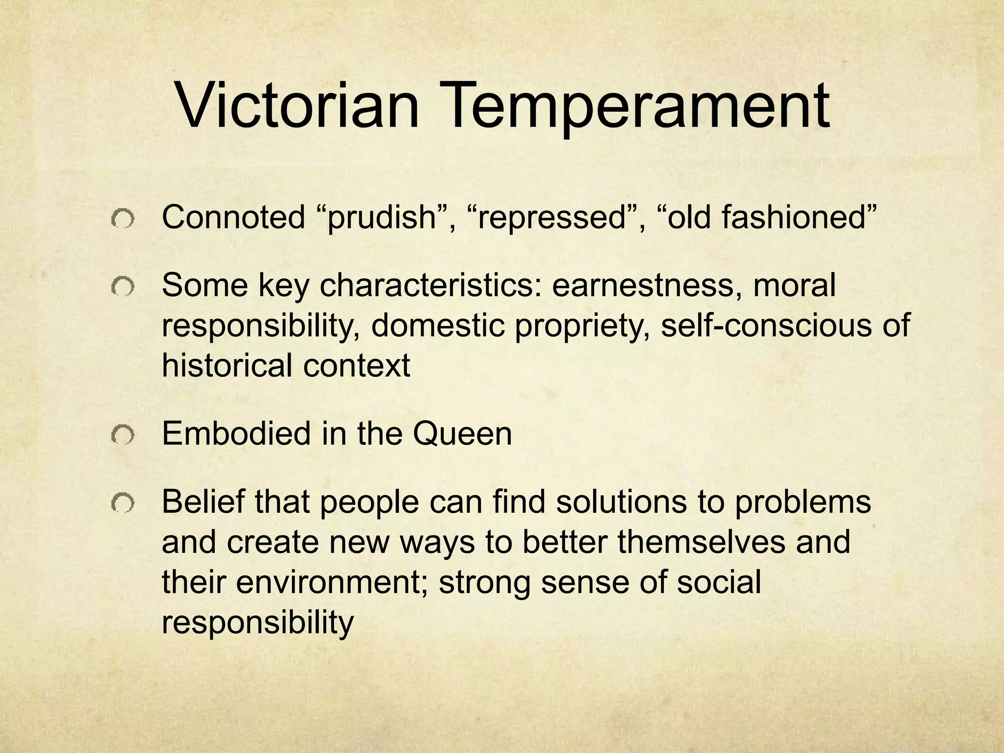 The Victorian Period | PPTX