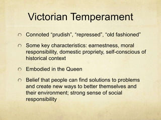 The Victorian Period | PPTX