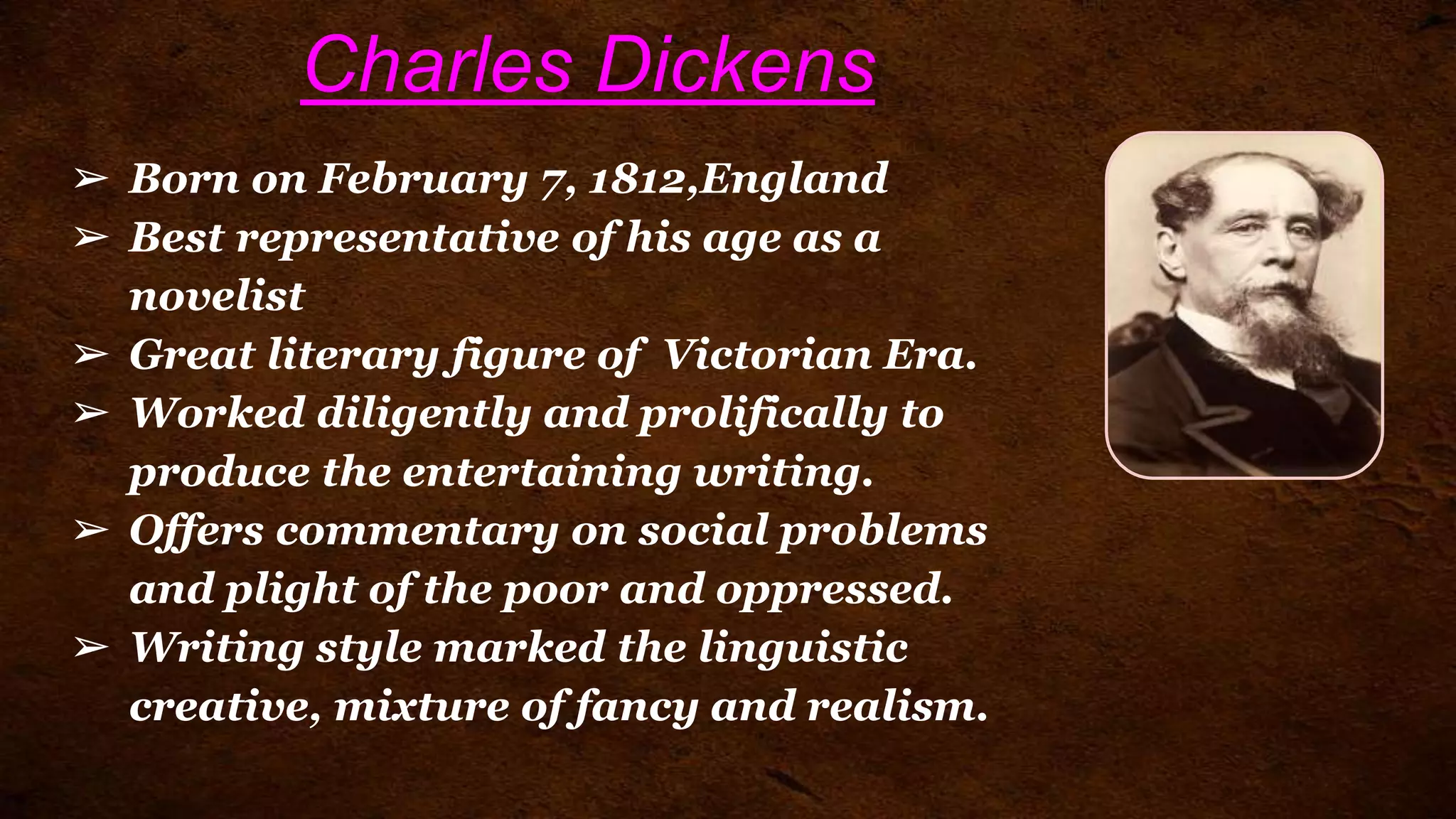 Novelist of Victorian Era | PPTX