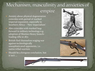 Victorian medicine and masculinity at home and abroad | PPTX