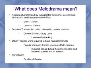 Victorian Melodrama | PPT